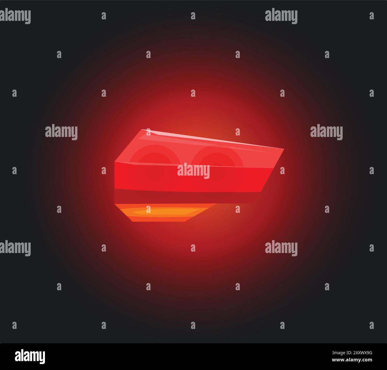 Dark red garnet gem Stock Vector Images - Alamy