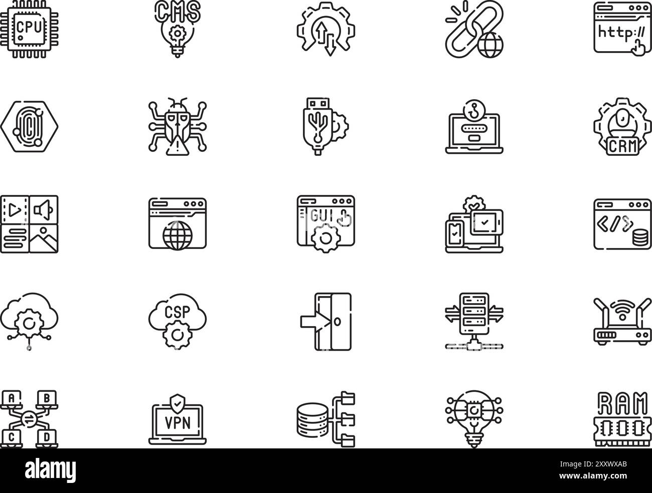 Vpn content Stock Vector Images - Alamy