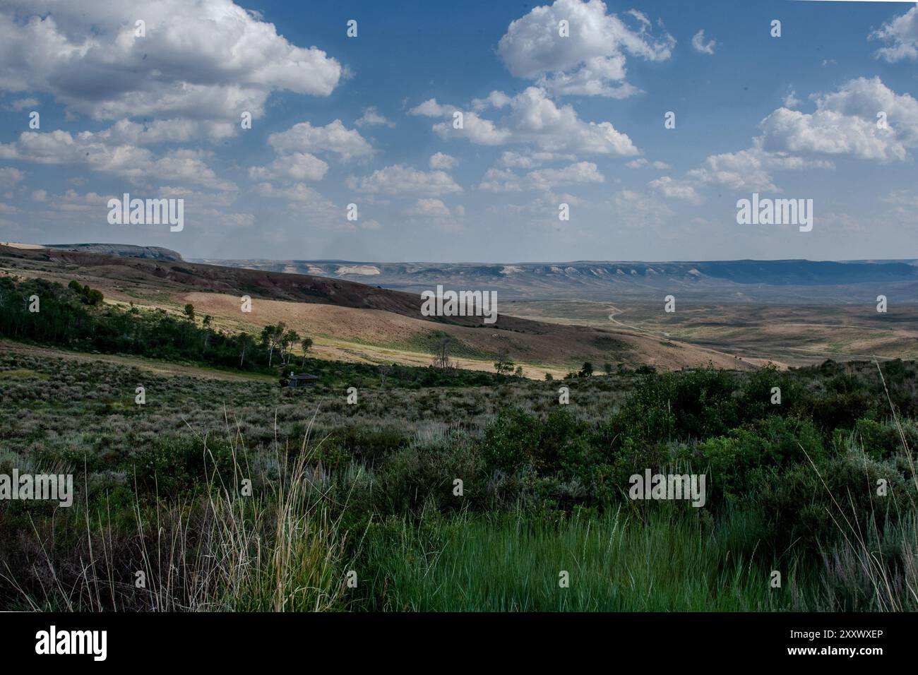 Fossil Butte National Monument, set within Wyoming's unique landscape ...