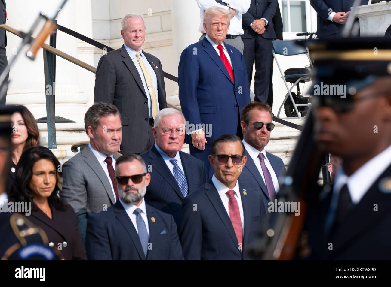 Bob Quackenbush, top left, deputy chief of staff for Arlington National ...