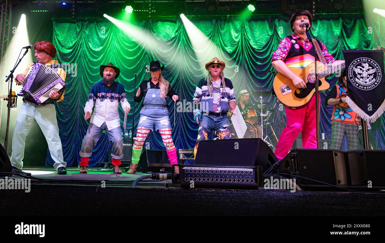 The Bar-Steward Sons of Val Doonican at Beautiful Days Festival 2024 ...