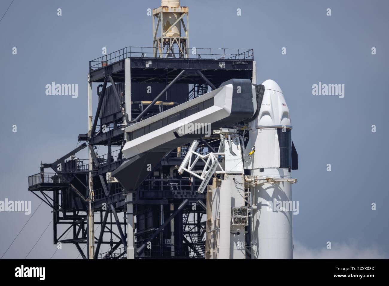 Kennedy Space Center, USA. 26th Aug, 2024. On historic launch pad LC ...