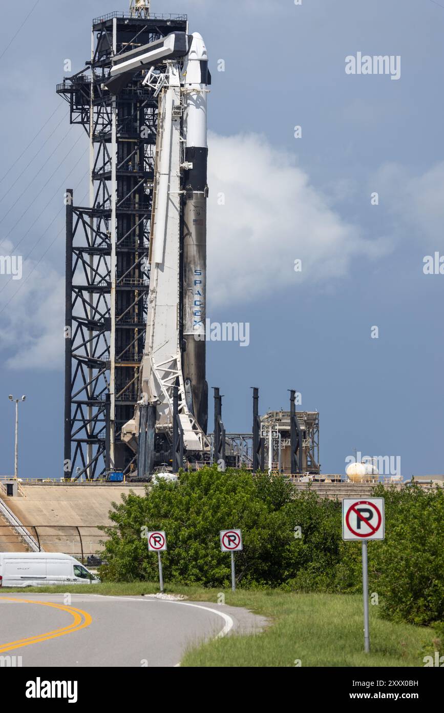 Kennedy Space Center, USA. 26th Aug, 2024. On historic launch pad LC ...