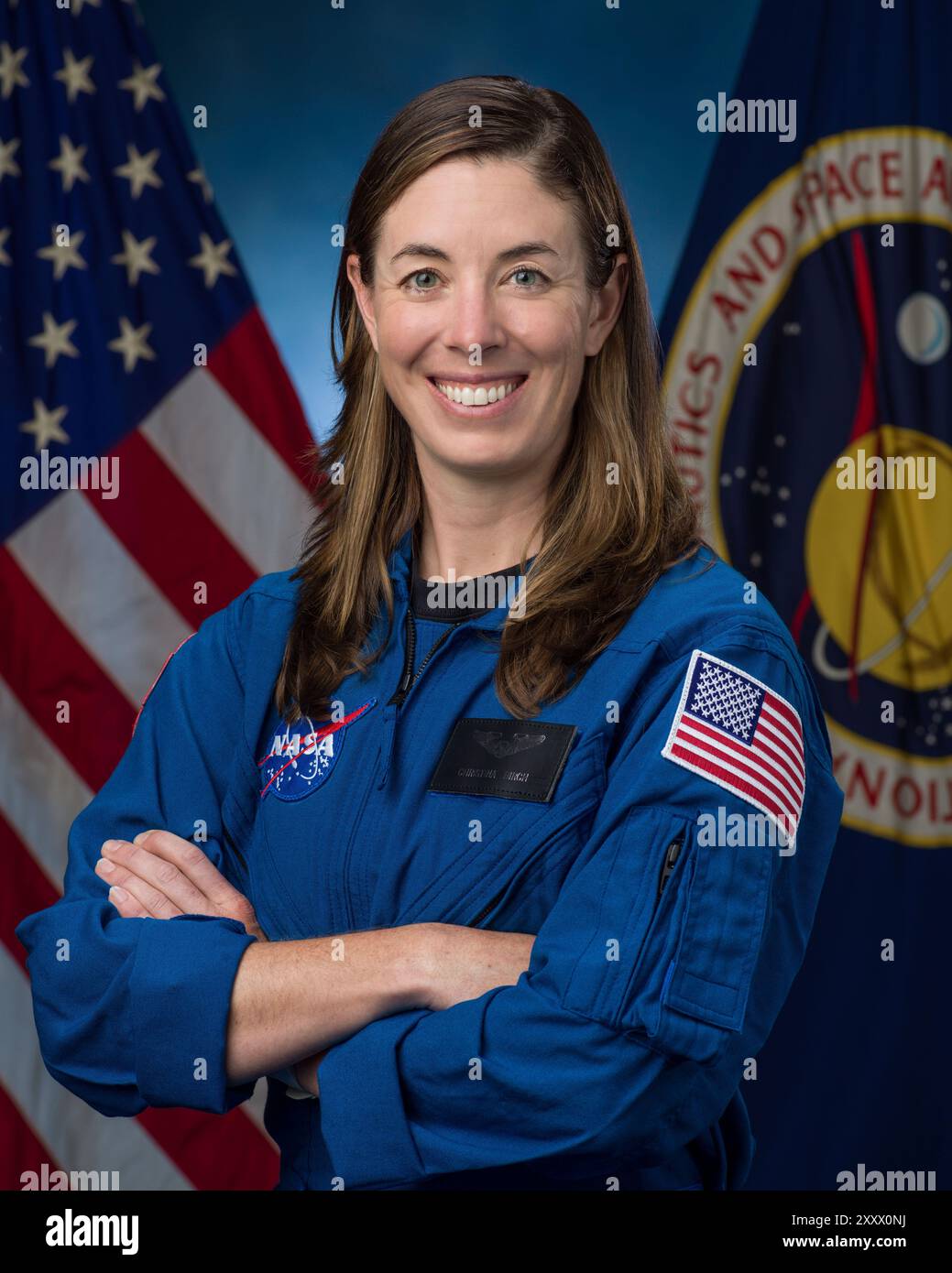 This photo provided by NASA shows astronaut candidate Christina Birch ...