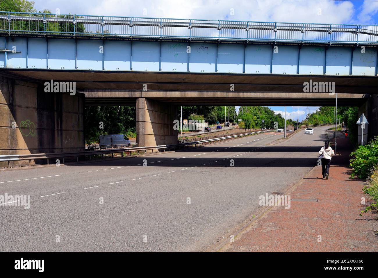 Western Avenue, Cardiff (A48) dual carriageway. Taken August 2024 Stock ...