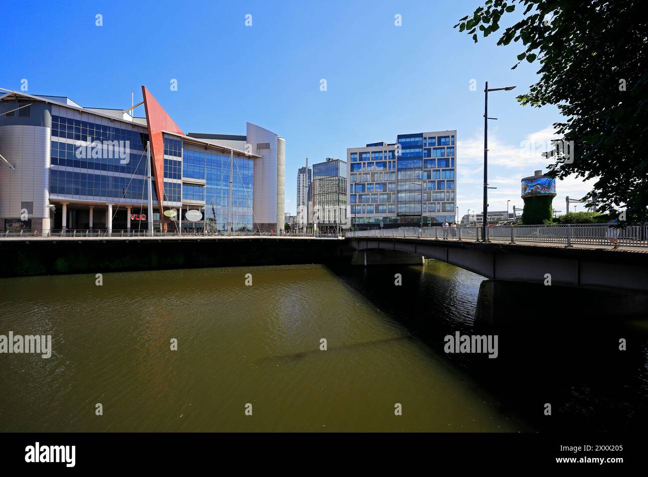 The river Taff from Fitzhammon Embankment Stock Photo - Alamy