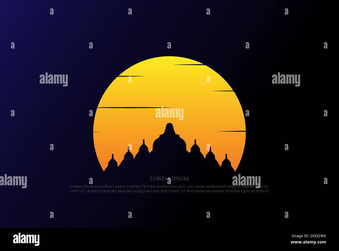 Bangkok hindu temple Stock Vector Images - Alamy