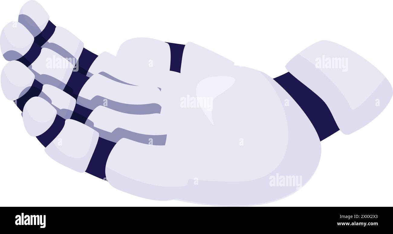 Robot hand with an open palm is offering help Stock Vector Image & Art ...