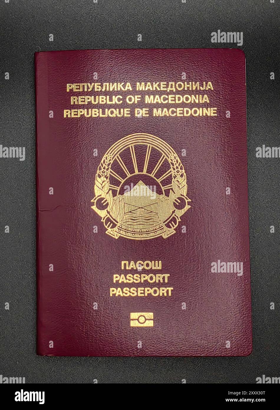 The Last Known Photo of the Republic of Macedonia Passport: A Symbol of ...
