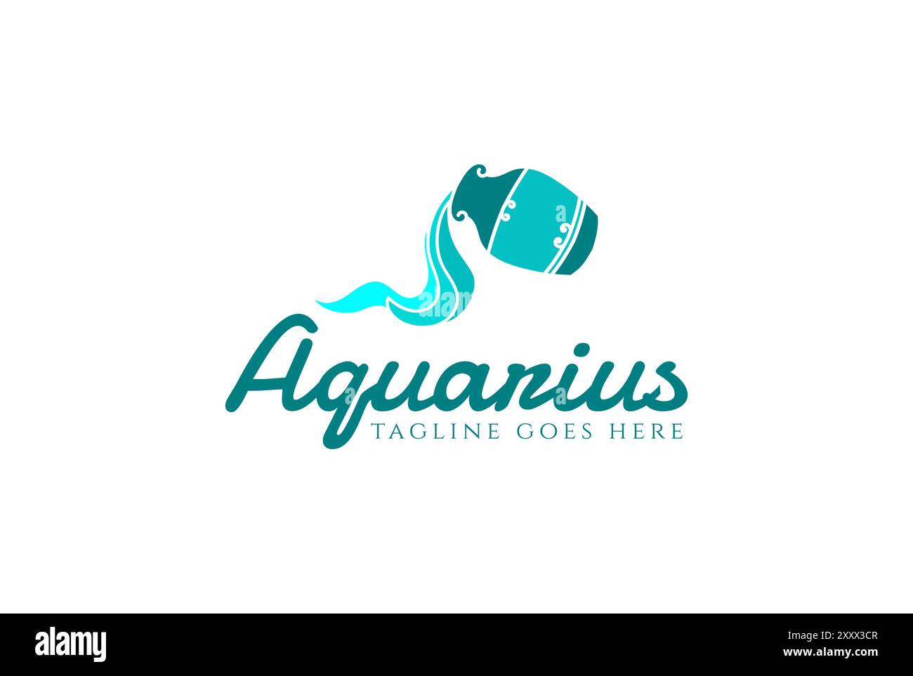 Aquarius Water Vessel Logo Design Vector Stock Vector Image & Art - Alamy
