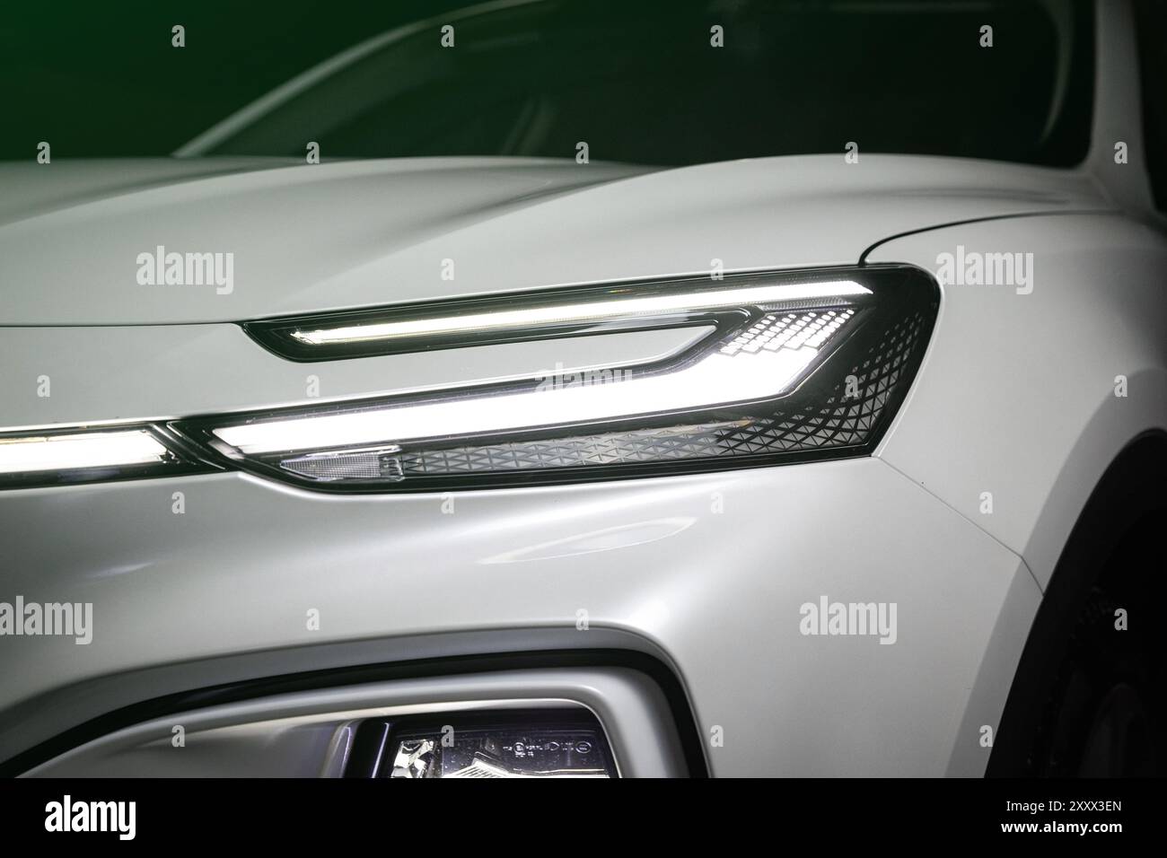 Vinnitsa, Ukraine - February 03, 2024: Close-up of MG Marvel R electric ...