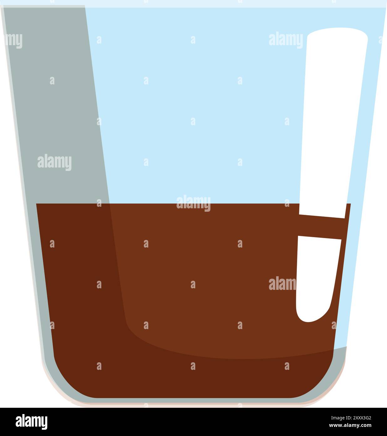 Half a cup Stock Vector Images - Alamy