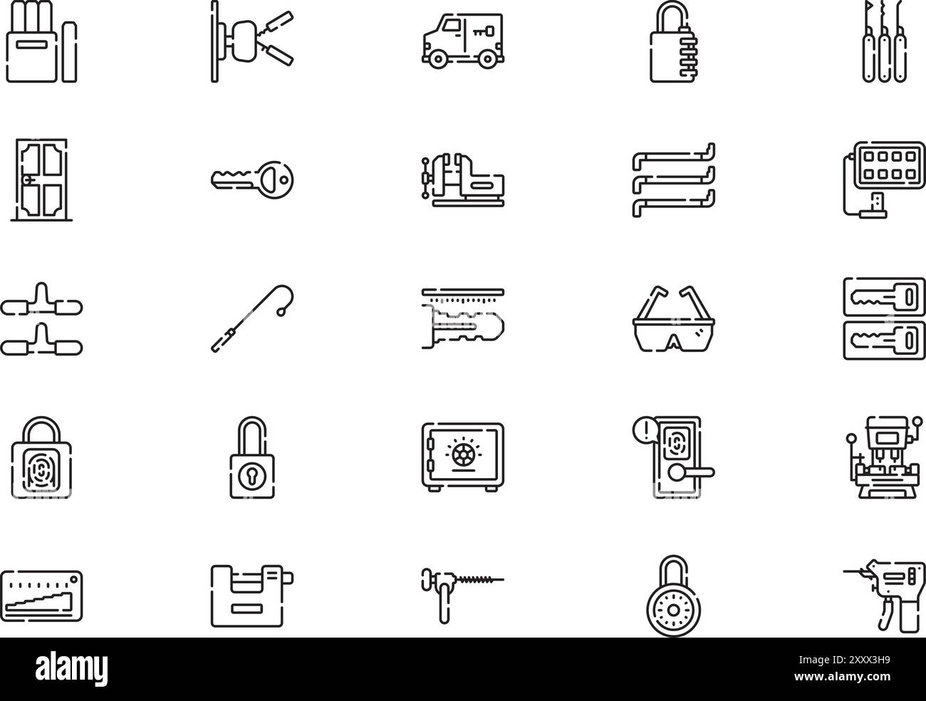 Long reach tool Stock Vector Images - Alamy