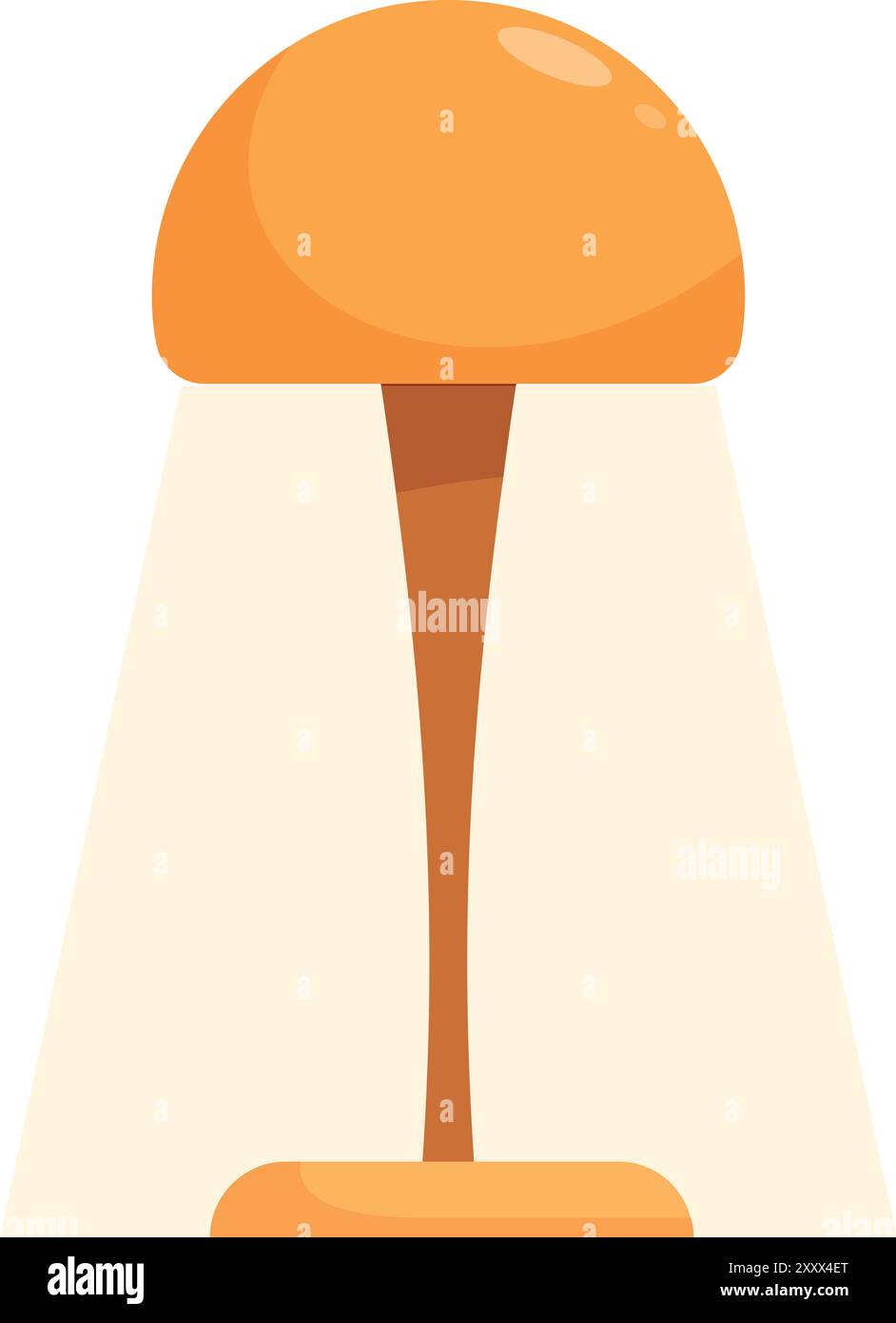Cartoon shining light bulb Cut Out Stock Images & Pictures - Alamy