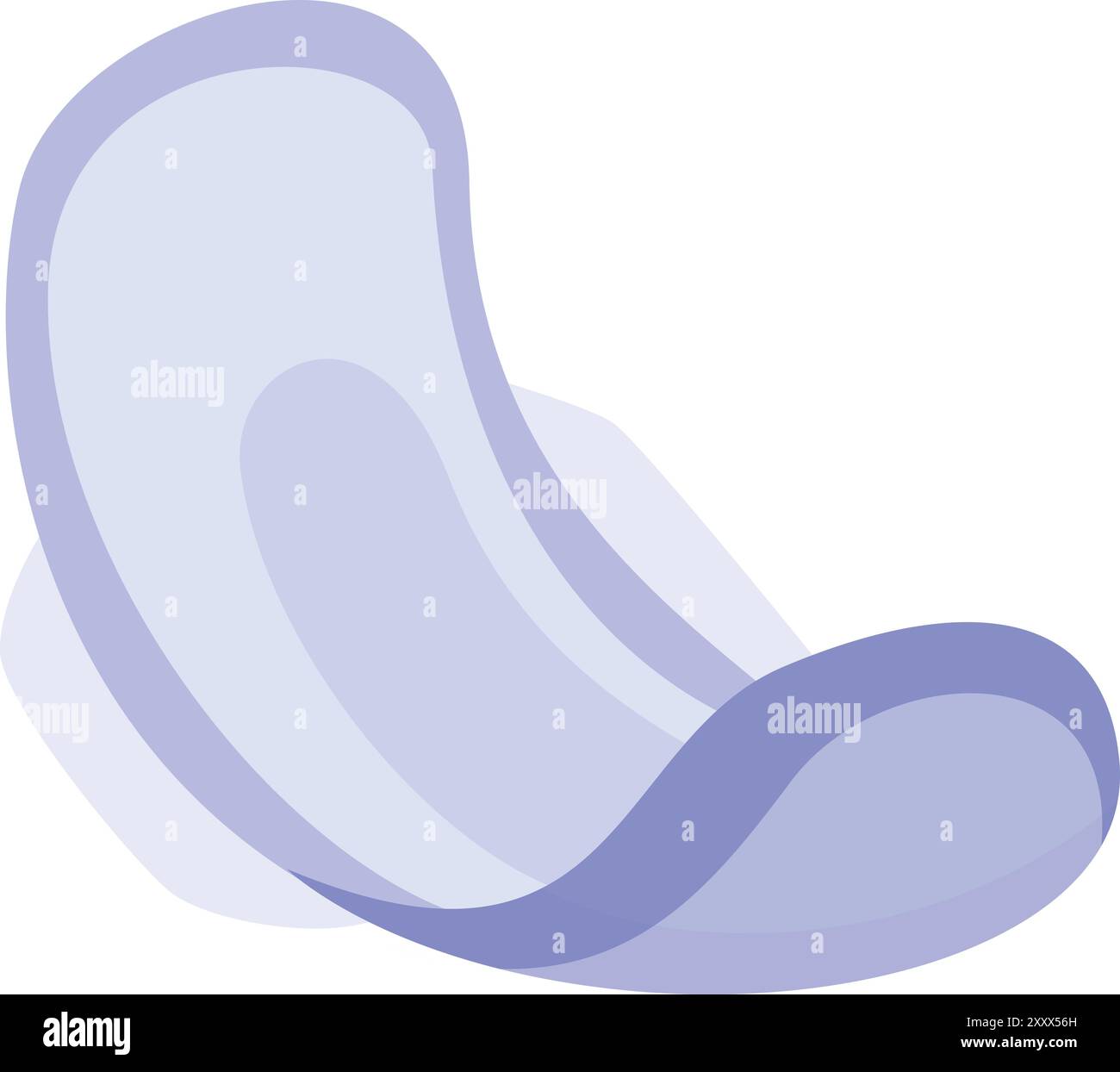 Sanitary pad on white Stock Vector Images - Alamy