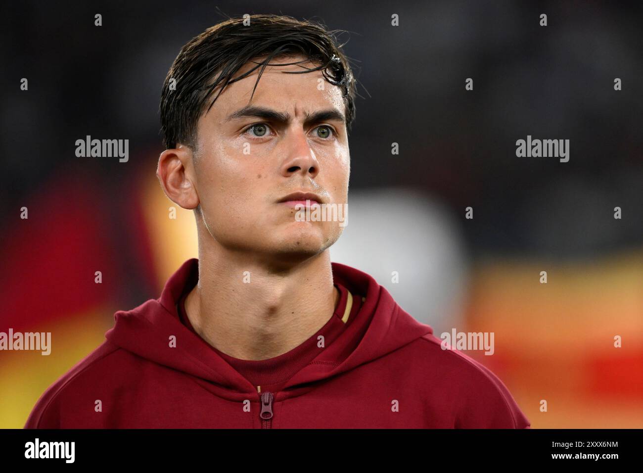 Paulo Dybala of AS Roma looks on before the Serie A football match between AS Roma and Empoli FC ...