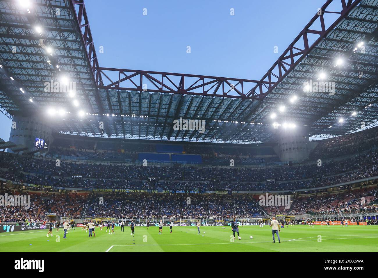 A general view inside the stadium during Serie A 2024/25 football match ...