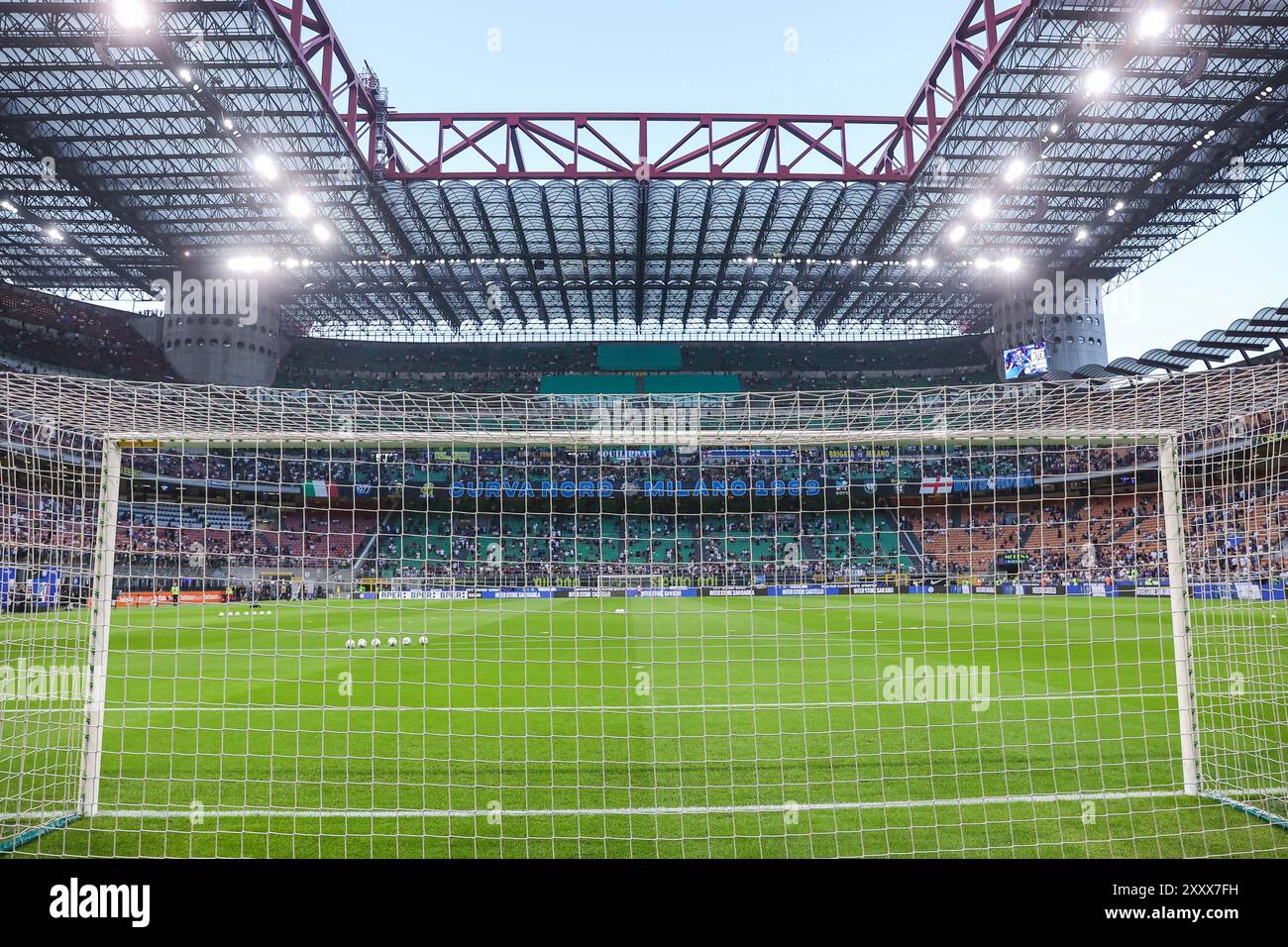A general view inside the stadium during Serie A 2024/25 football match ...