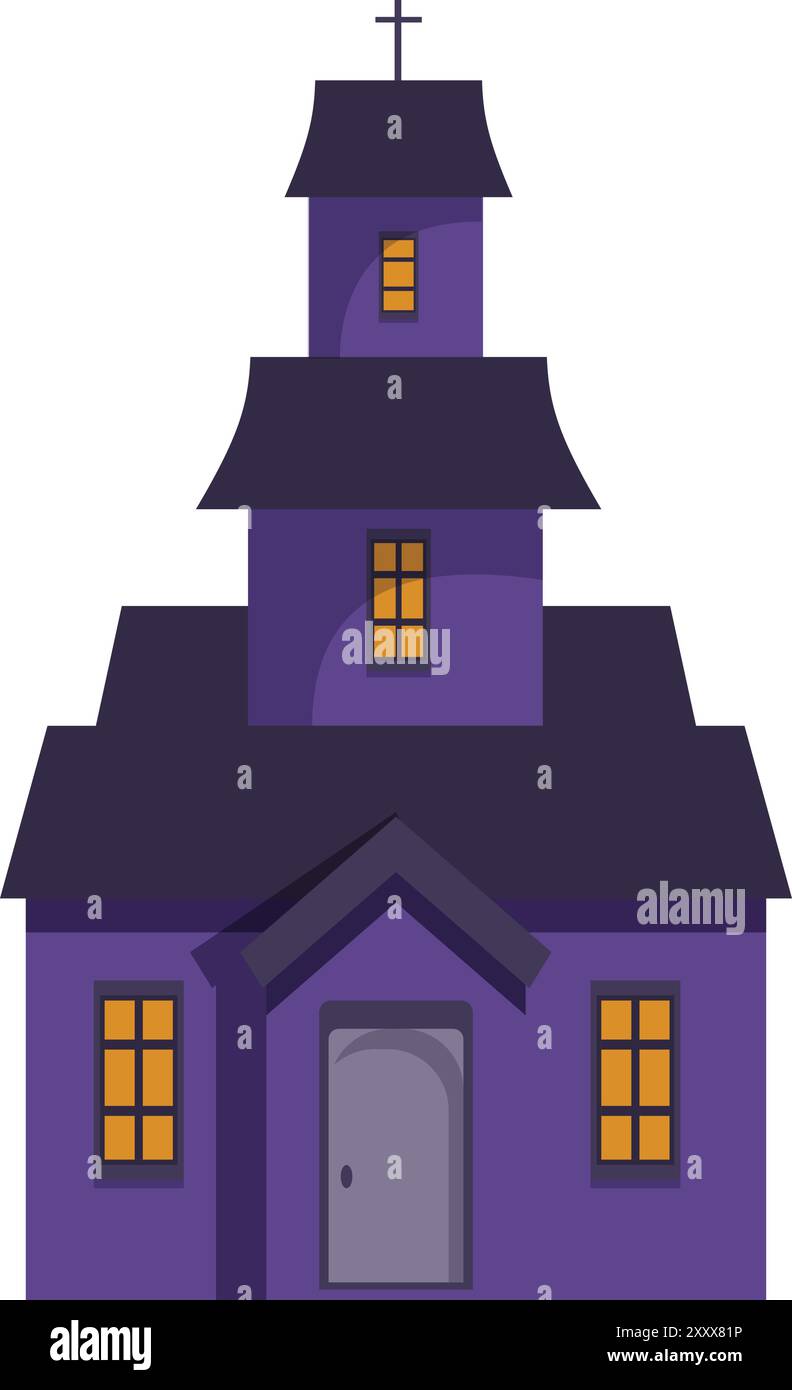 Creepy church scene Cut Out Stock Images & Pictures - Alamy