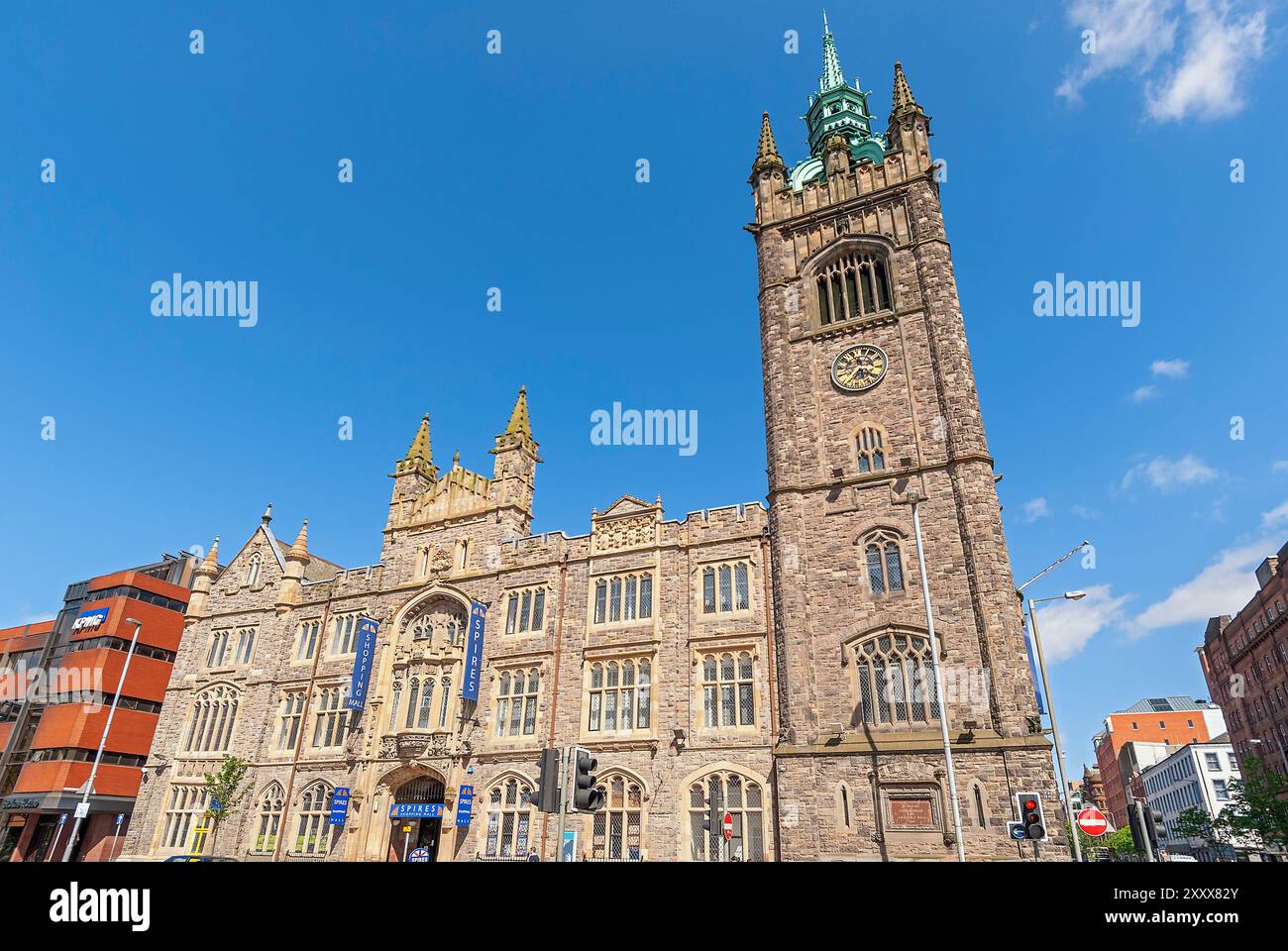 Northern Ireland, Belfast, Great Victoria Street , Spires Shopping Mall ...