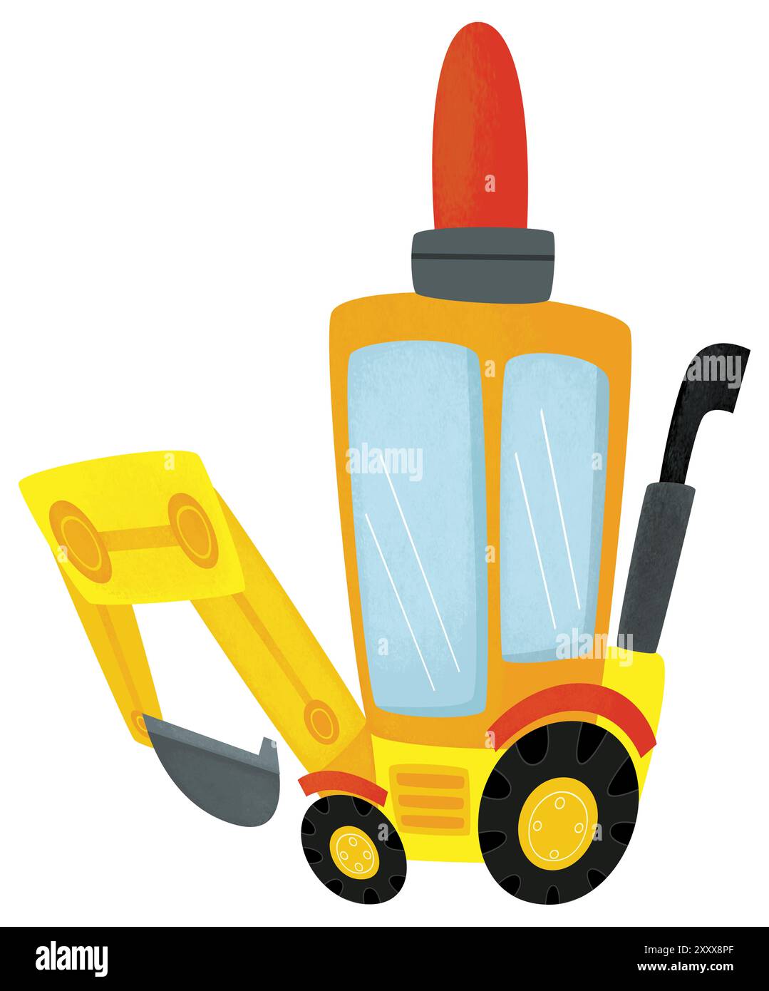 cartoon scene with heavy duty car truck transportation vehicle for ...