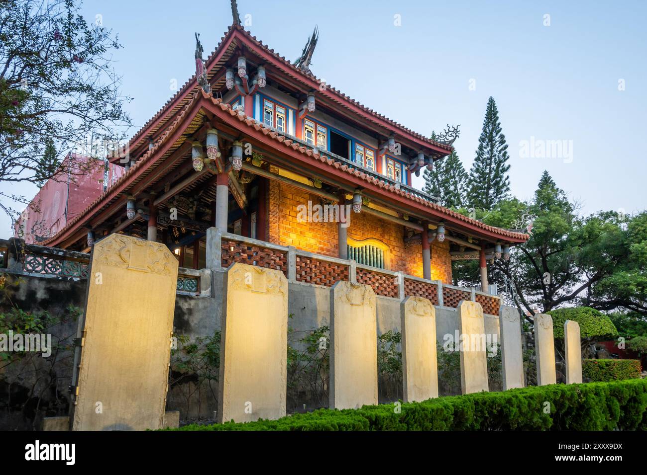 Chikan Tower which is also named Fort Provintia in Tainan, Taiwan Stock ...