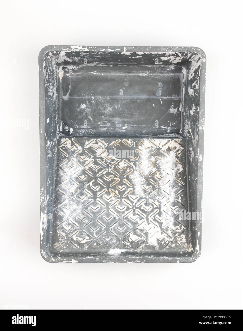 Plastic paint tray isolated on a white background, dirty tray Stock ...