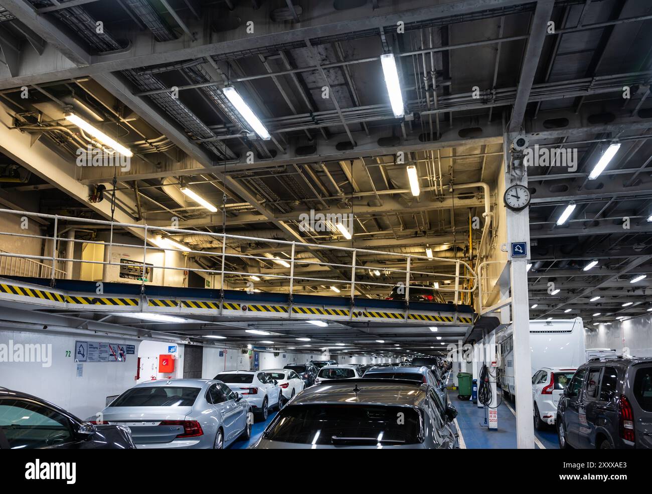 Fehmarn - Puttgarden, Germany, July 21, 2024 - Interior of the ...