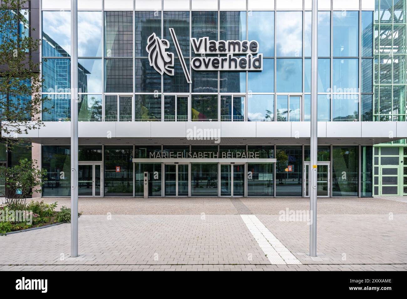 Brussels North district, Belgium, July 25, 2024 - The Marie Elisabeth ...