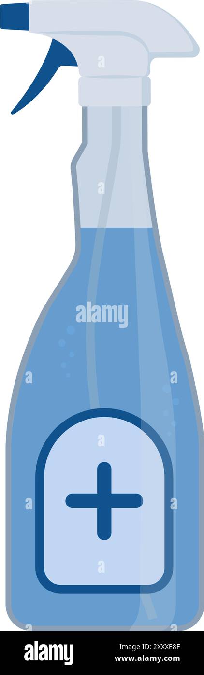 Sanitizing spray detergent in a plastic bottle: household and hygiene ...