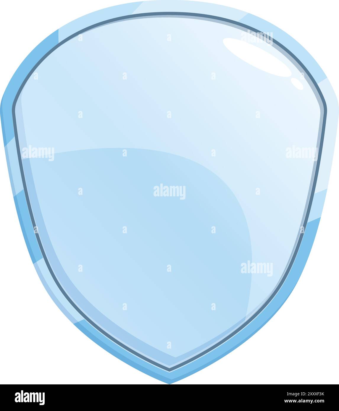 Blue shield is protecting from external threats and danger Stock Vector ...