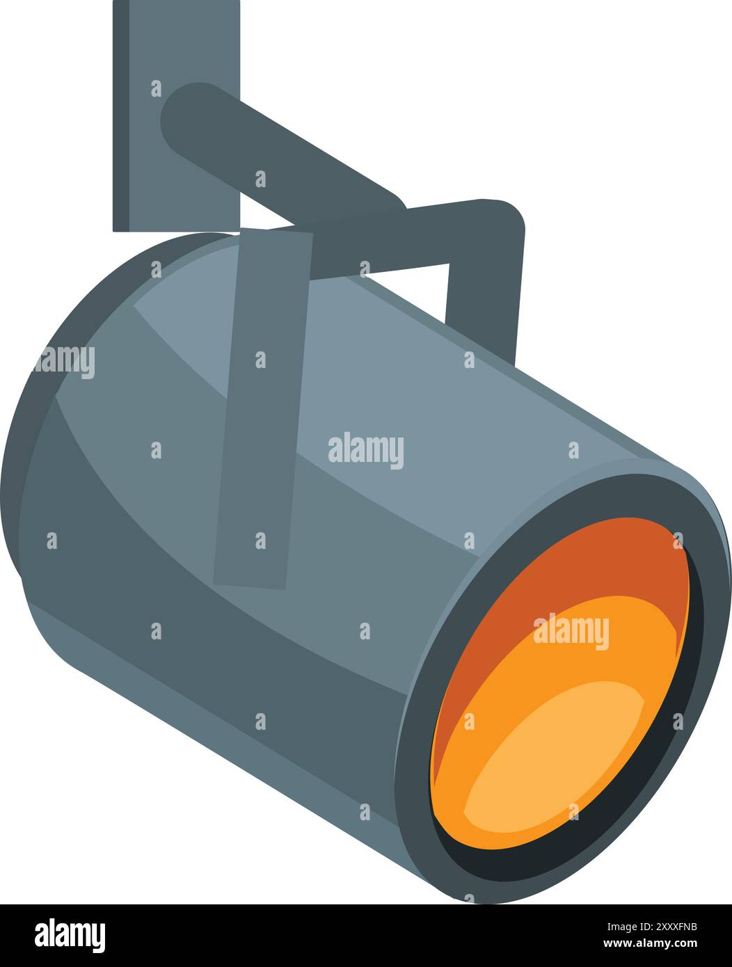 Lamp shining on object Stock Vector Images - Alamy