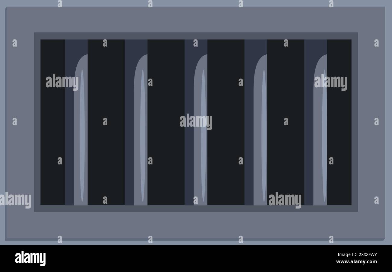 Metal bars casting shadows on a wall, representing the oppressive ...