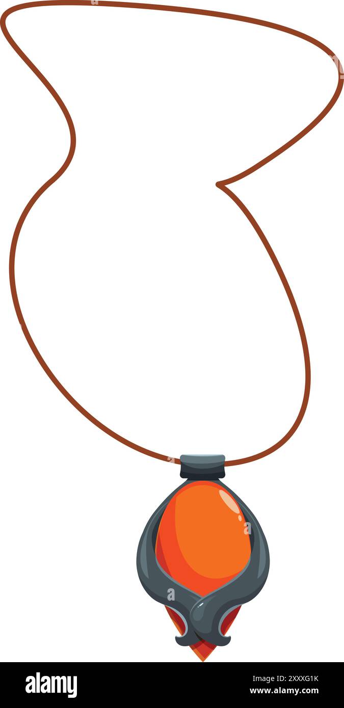 Cartoon magic pendant necklace Stock Vector Images - Alamy