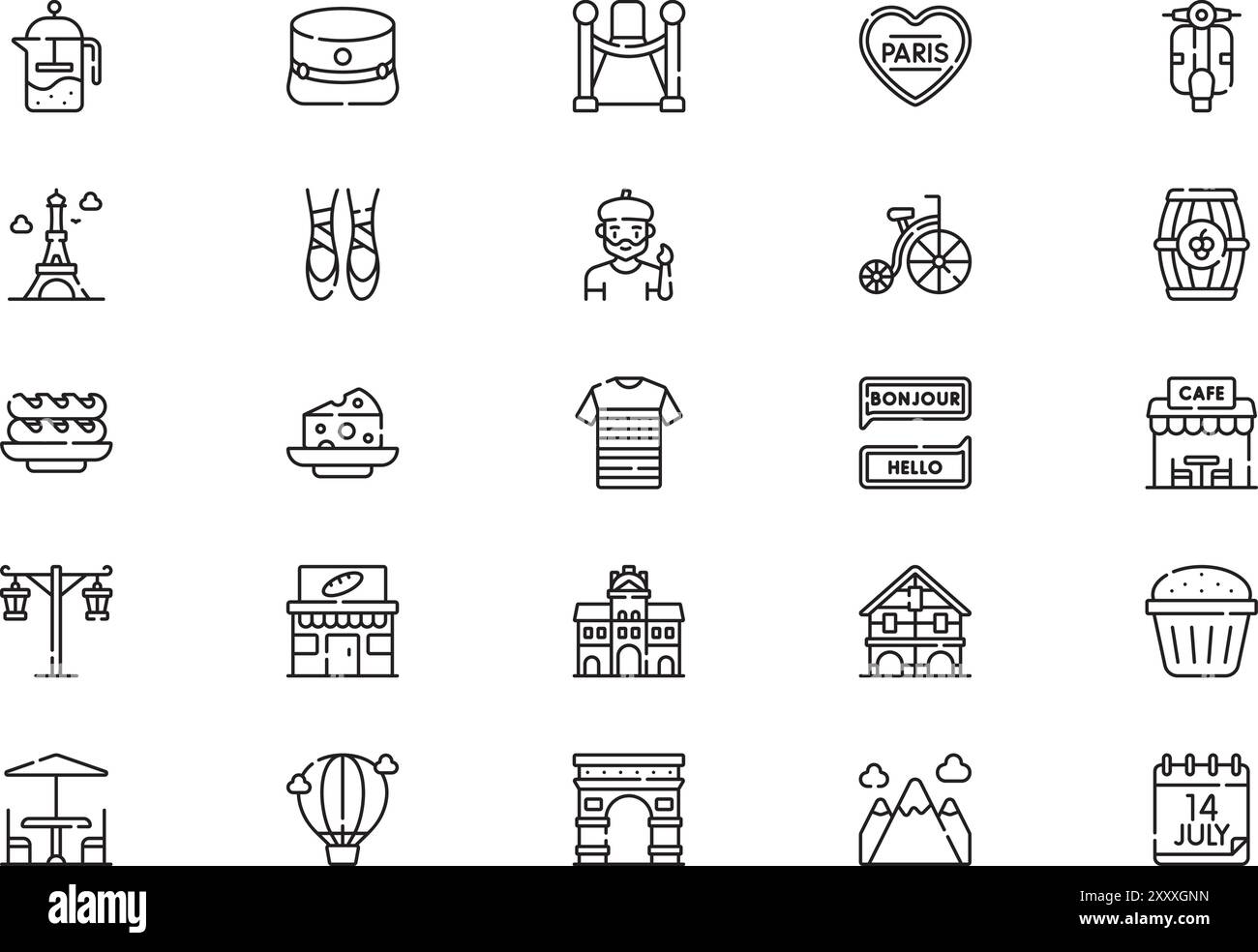 French kepi Stock Vector Images - Alamy