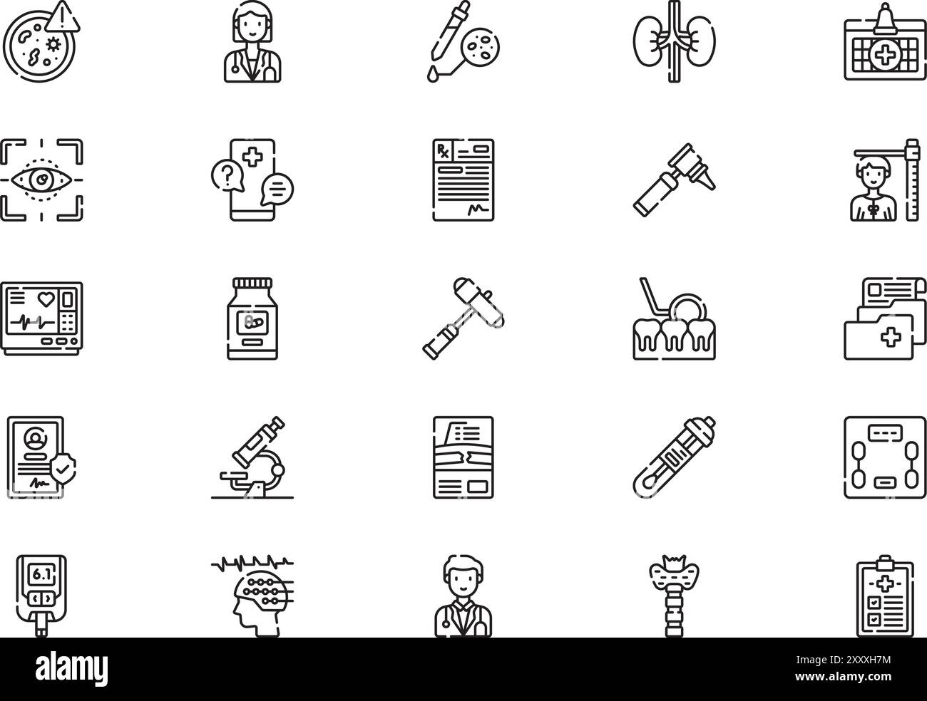 Eye doctor otoscope Black and White Stock Photos & Images - Alamy