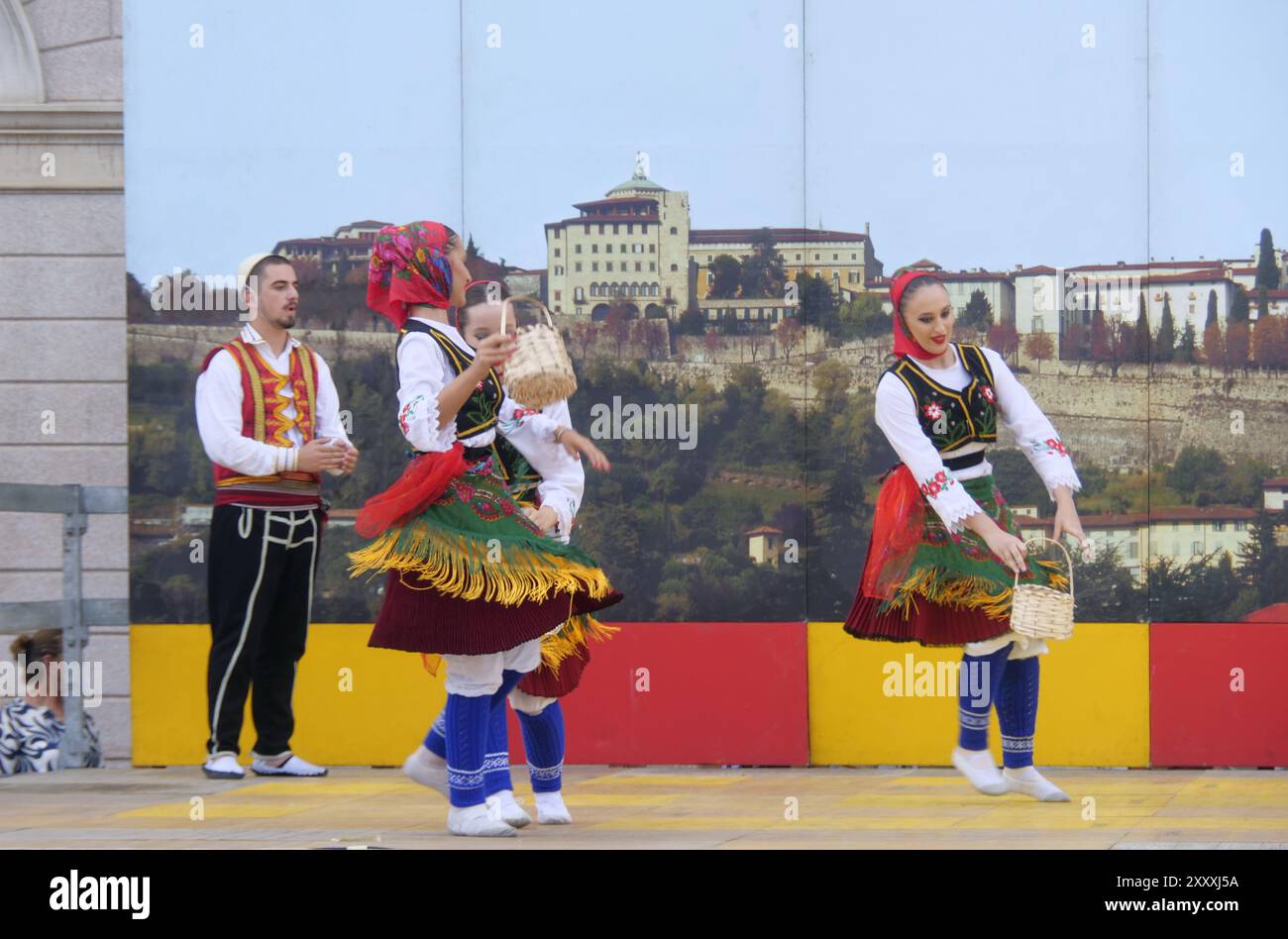 Folklore Festival 2024 in Piazza Matteotti Bergamo with groups from ...