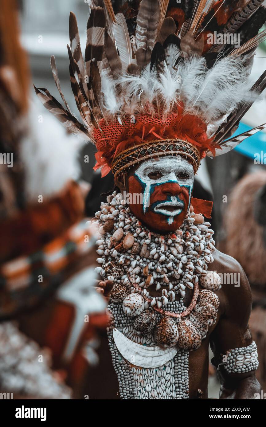 Vibrant expressions of Highland culture: Women adorned in stunning face ...