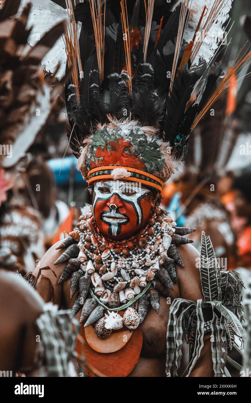 Vibrant expressions of Highland culture: Women adorned in stunning face ...