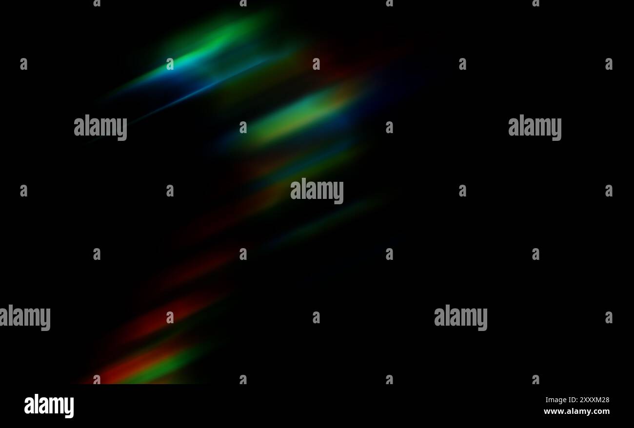 Colorful glow sparks of light texture. Orange red rays on dark blue ...