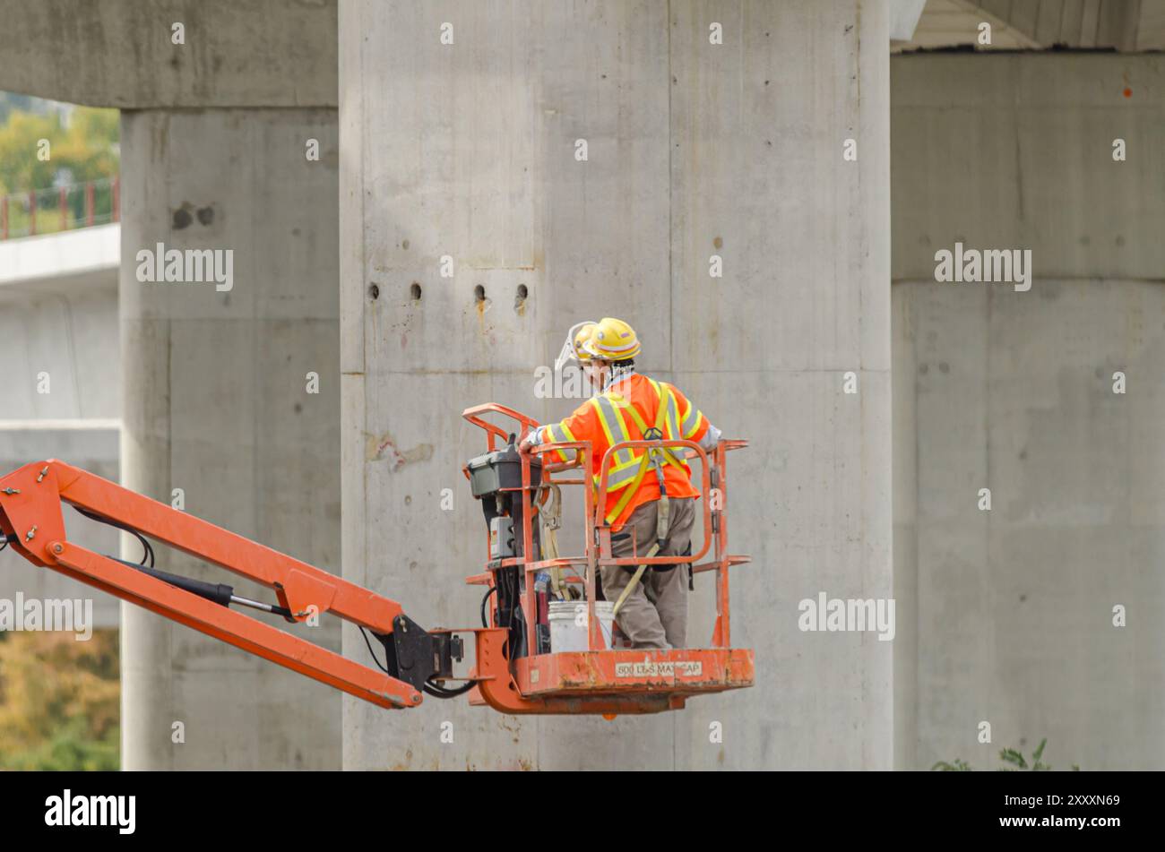 Construction of the Tyson's Corner Metro Station extension on the ...