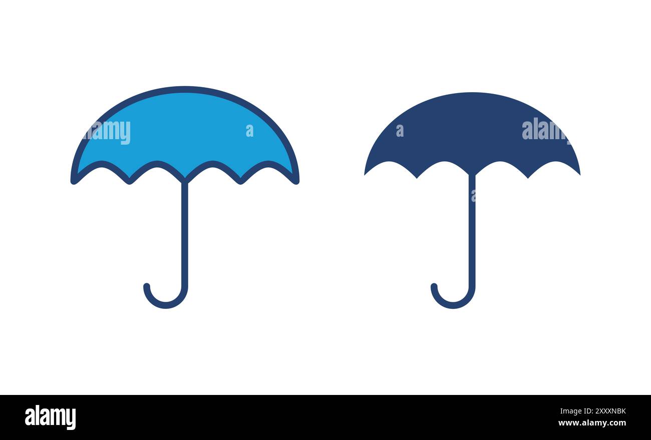 Umbrella icon vector. umbrella sign icon Stock Vector Image & Art - Alamy