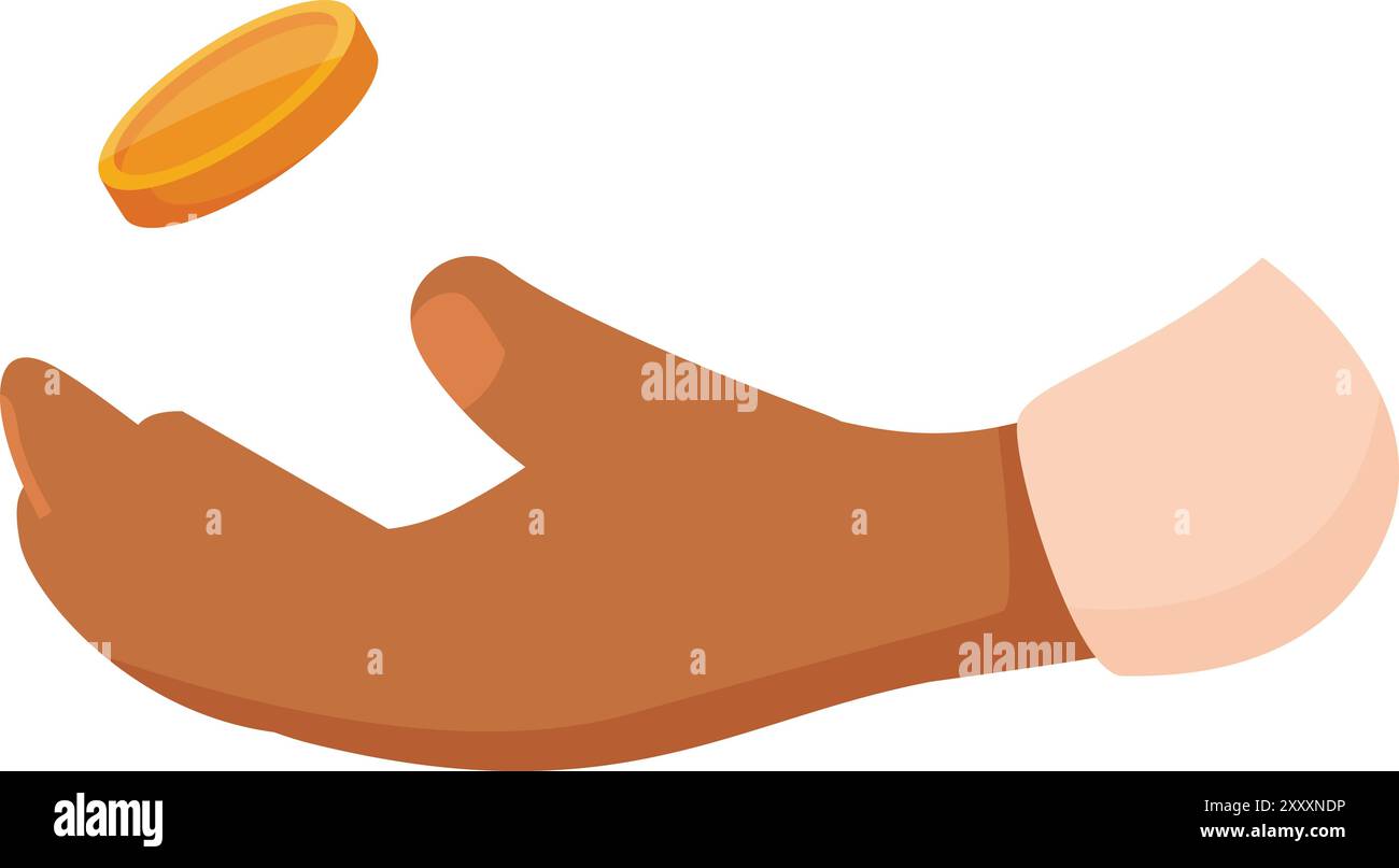 Coin toss illustration hi-res stock photography and images - Alamy