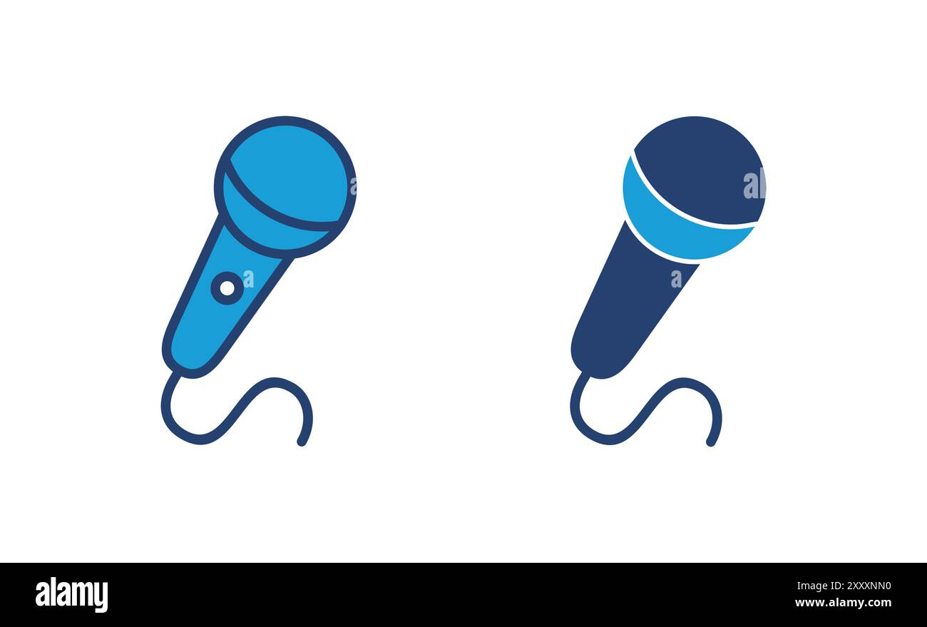 microphone icon vector. karaoke icon vector Stock Vector Image & Art ...