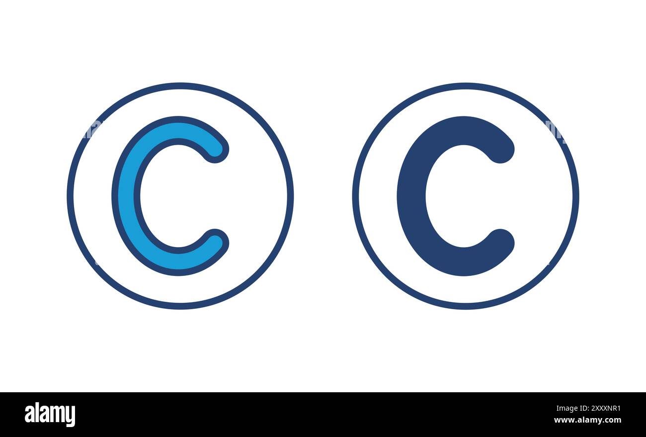 Copyright icon vector. copyright symbols Stock Vector Image & Art - Alamy