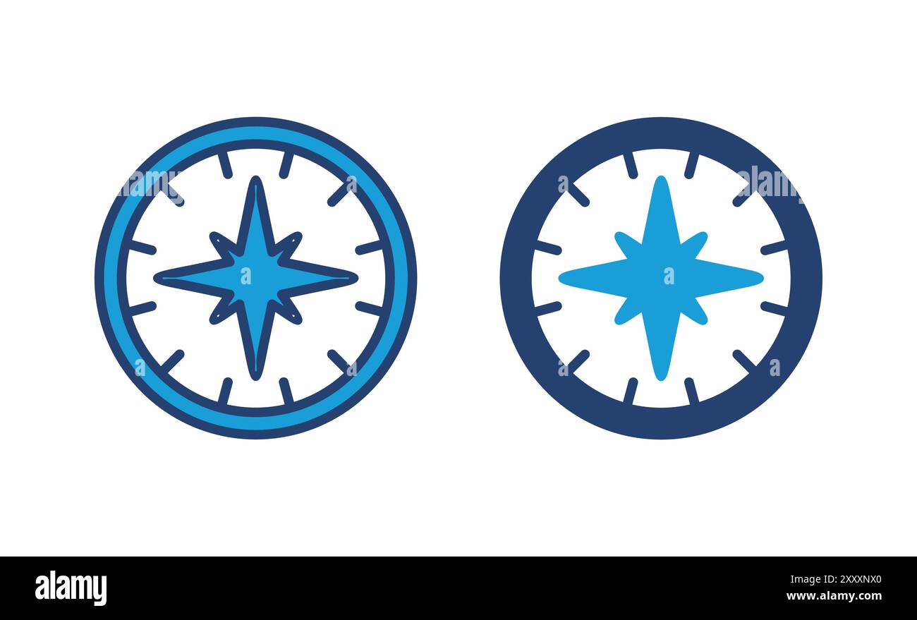 Compass icon vector. arrow compass icon vector Stock Vector Image & Art ...