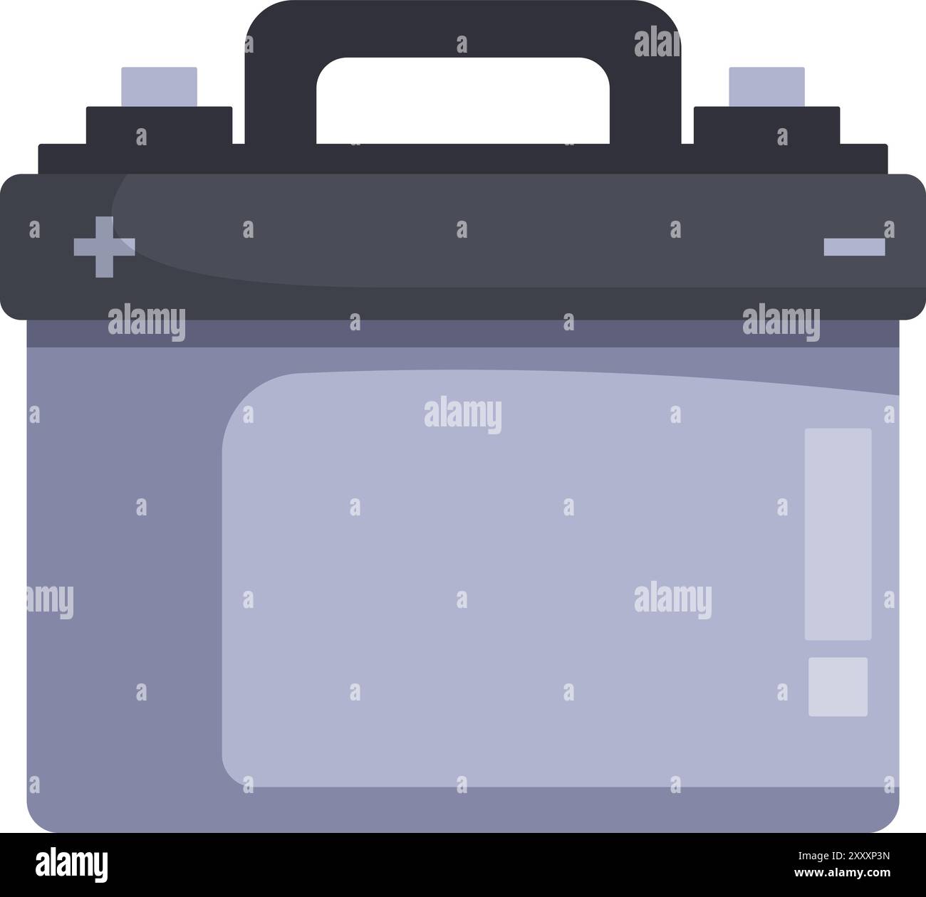 Car battery is supplying electrical energy to start the engine Stock ...