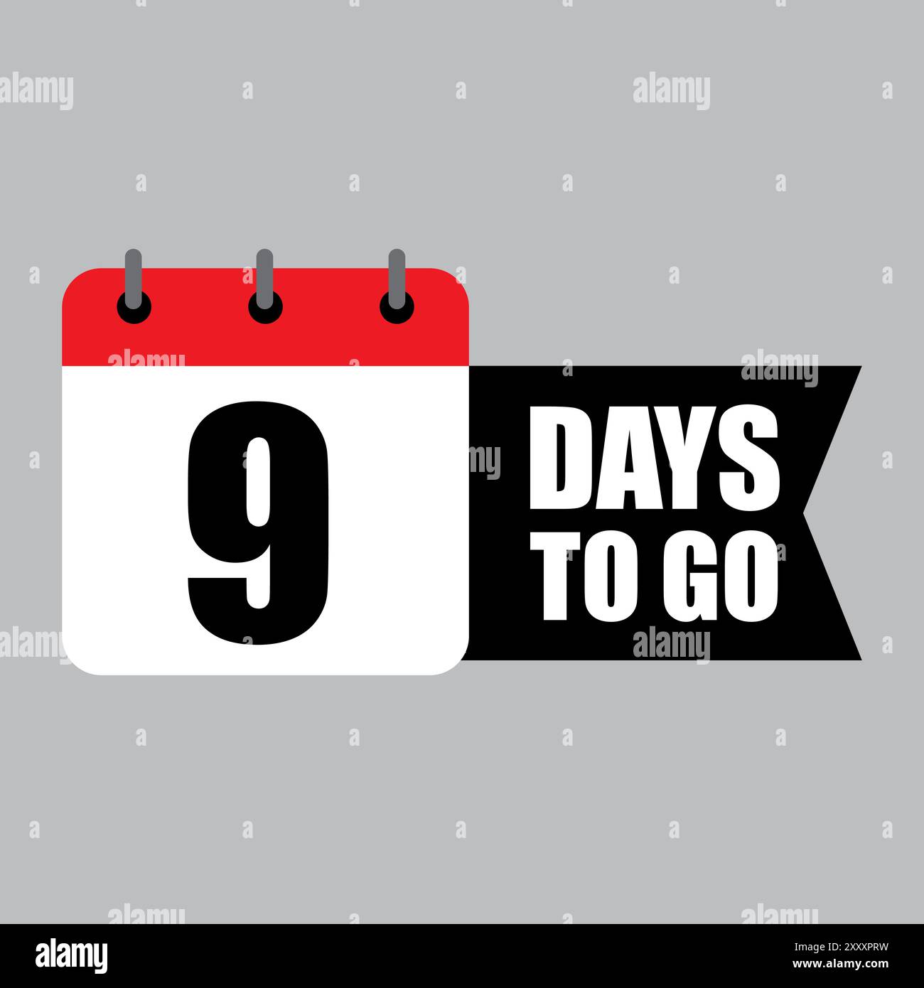 Number 9 calendar hi-res stock photography and images - Alamy