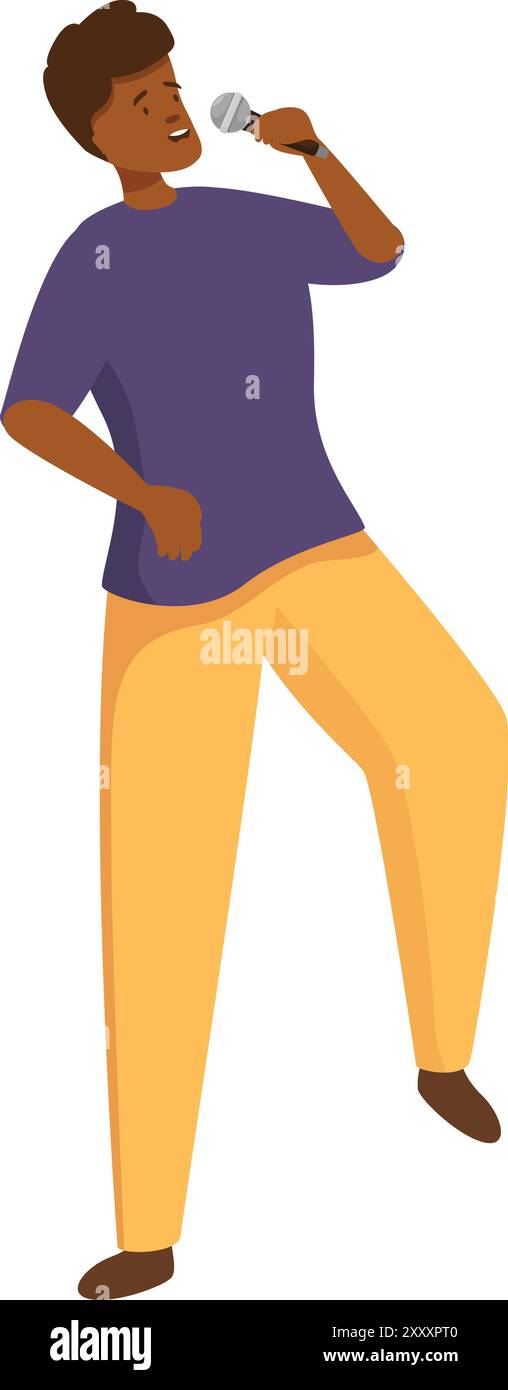 Energetic singer Cut Out Stock Images & Pictures - Alamy