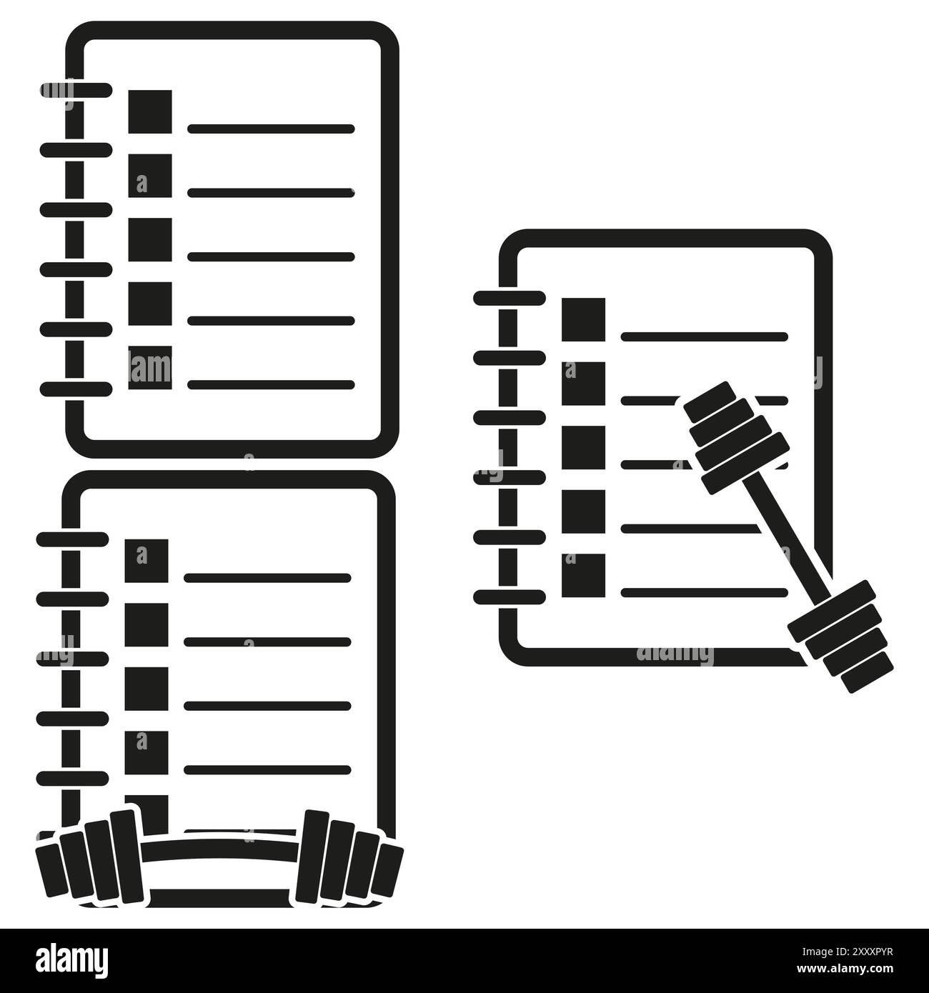 Planning workout Stock Vector Images - Alamy